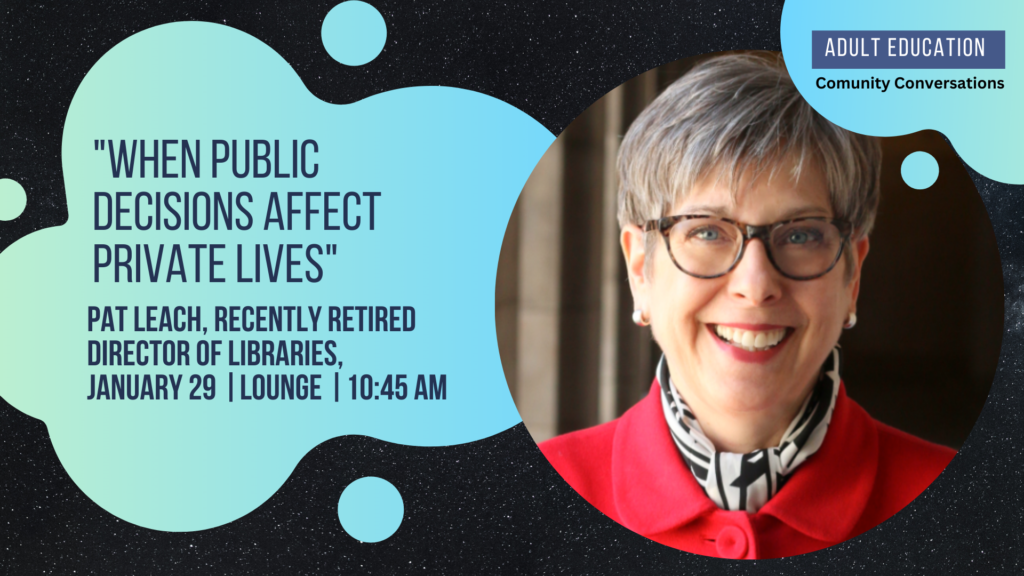 Adult Conversations: Community Conversations - Westminster Presbyterian ...